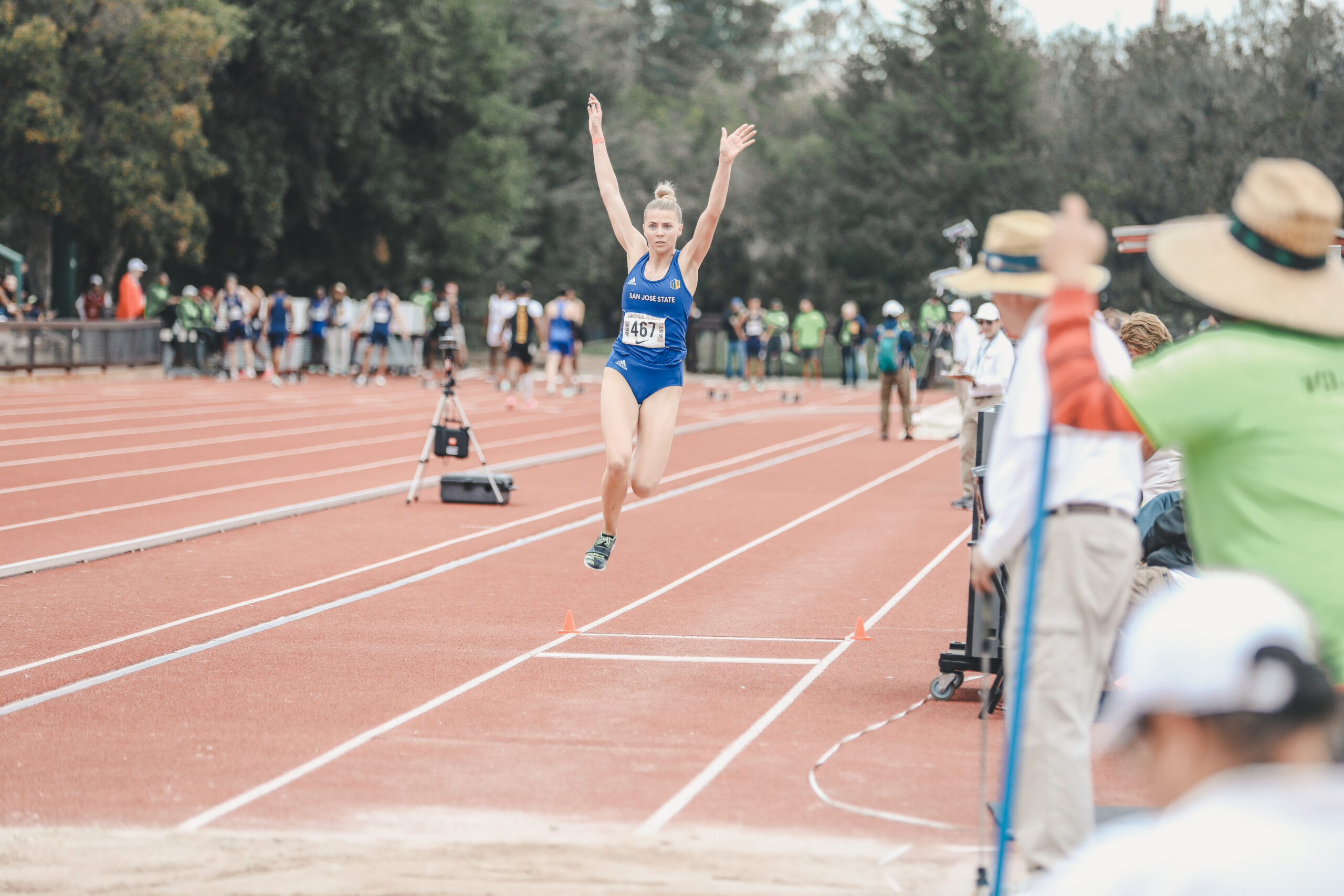Emilia Sjostrand first Women’s Outdoor All-American in SJSU