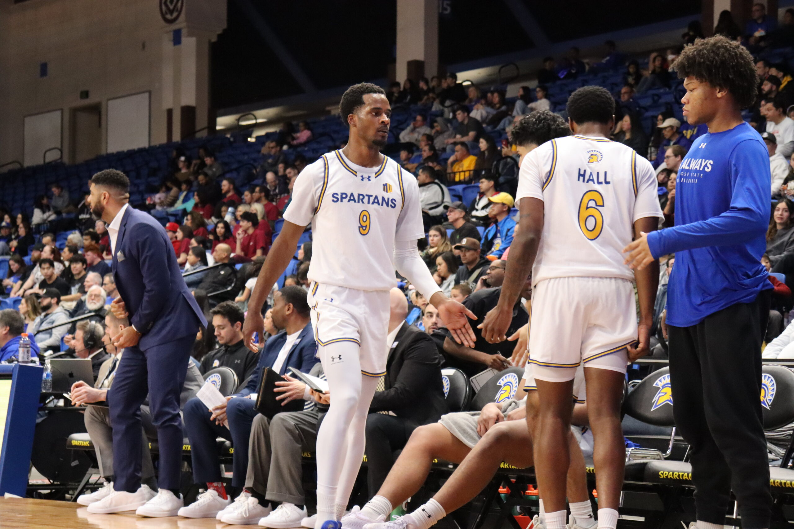 SJSU men's basketball defeats Air Force 75-64 behind seven blocks by ...